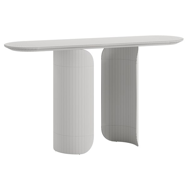 GABRIEL OPERA CONTEMPORARY OVAL CONSOLE 3D model - TurboSquid 1877178
