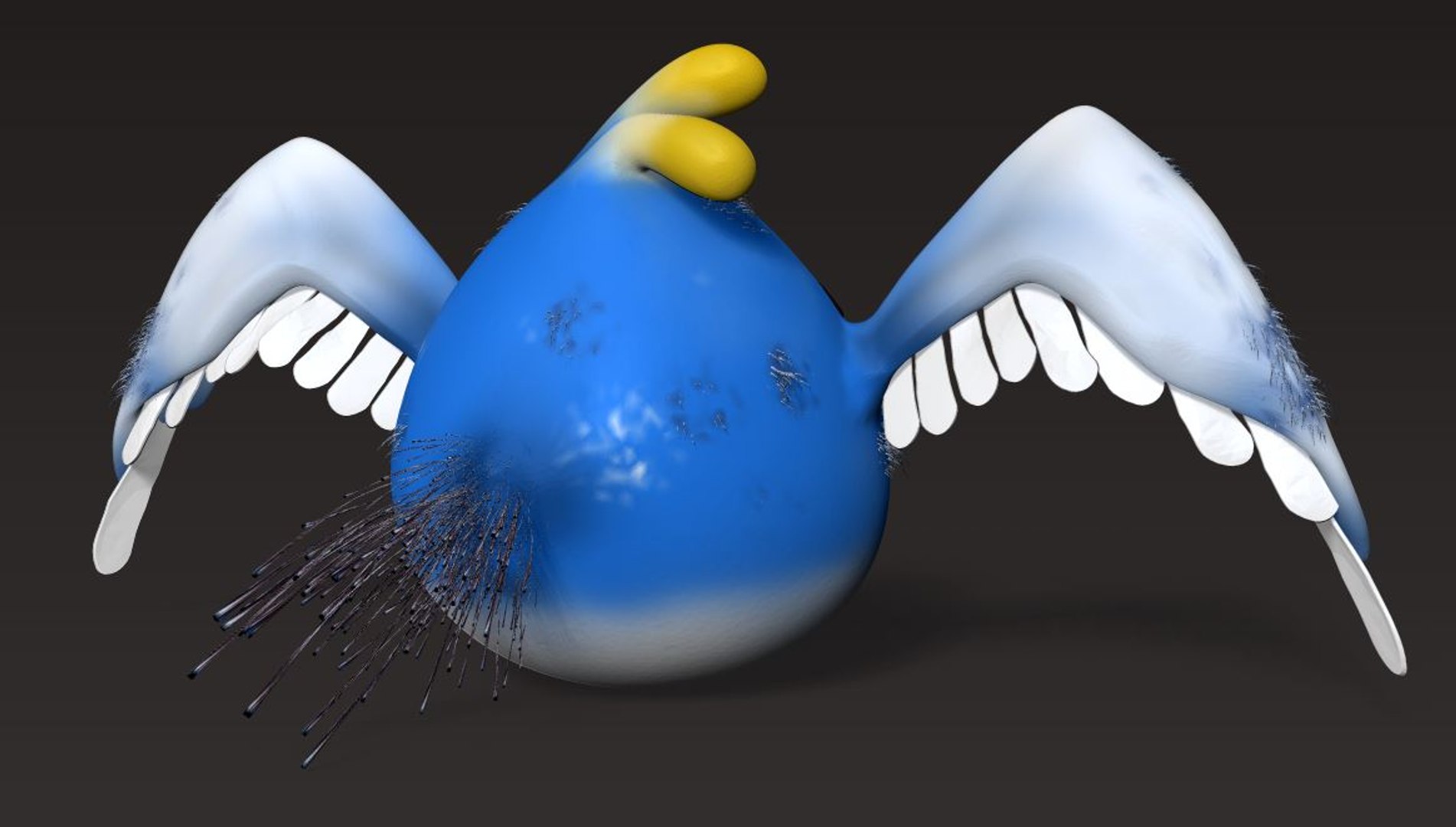 Cartoon Bird 3d Max