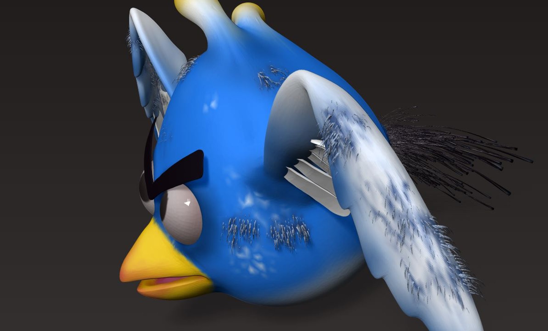 Cartoon Bird 3d Max