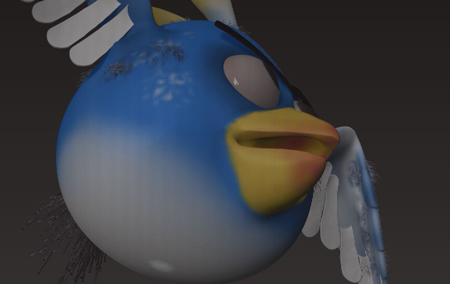 Cartoon Bird 3d Max