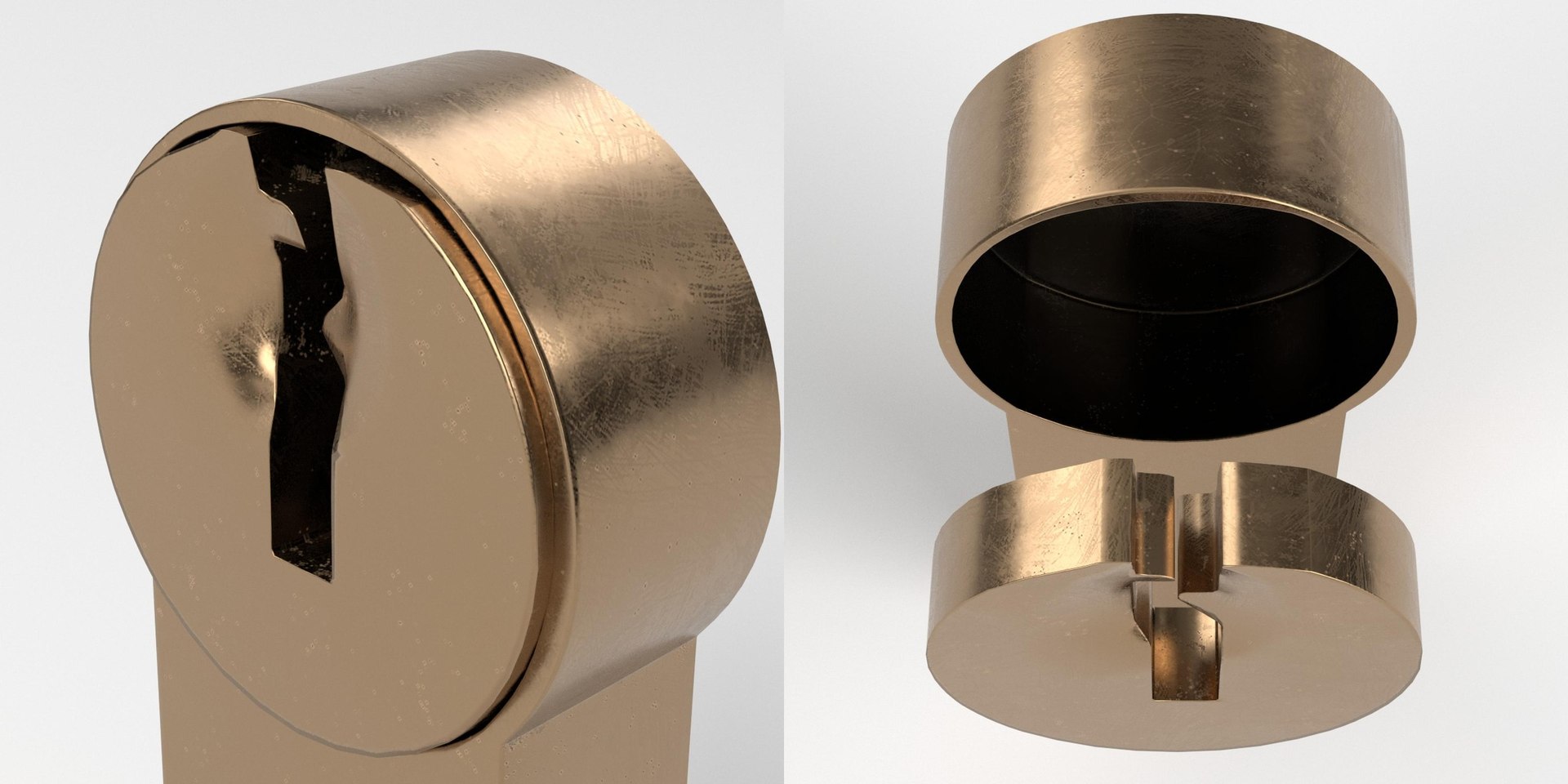 3D Model Key Hole Detail 2 - TurboSquid 2103511