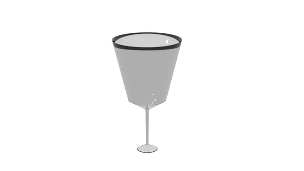 juice glass 3d obj