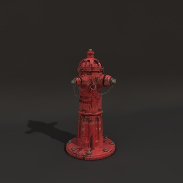 water hydrant 3d c4d