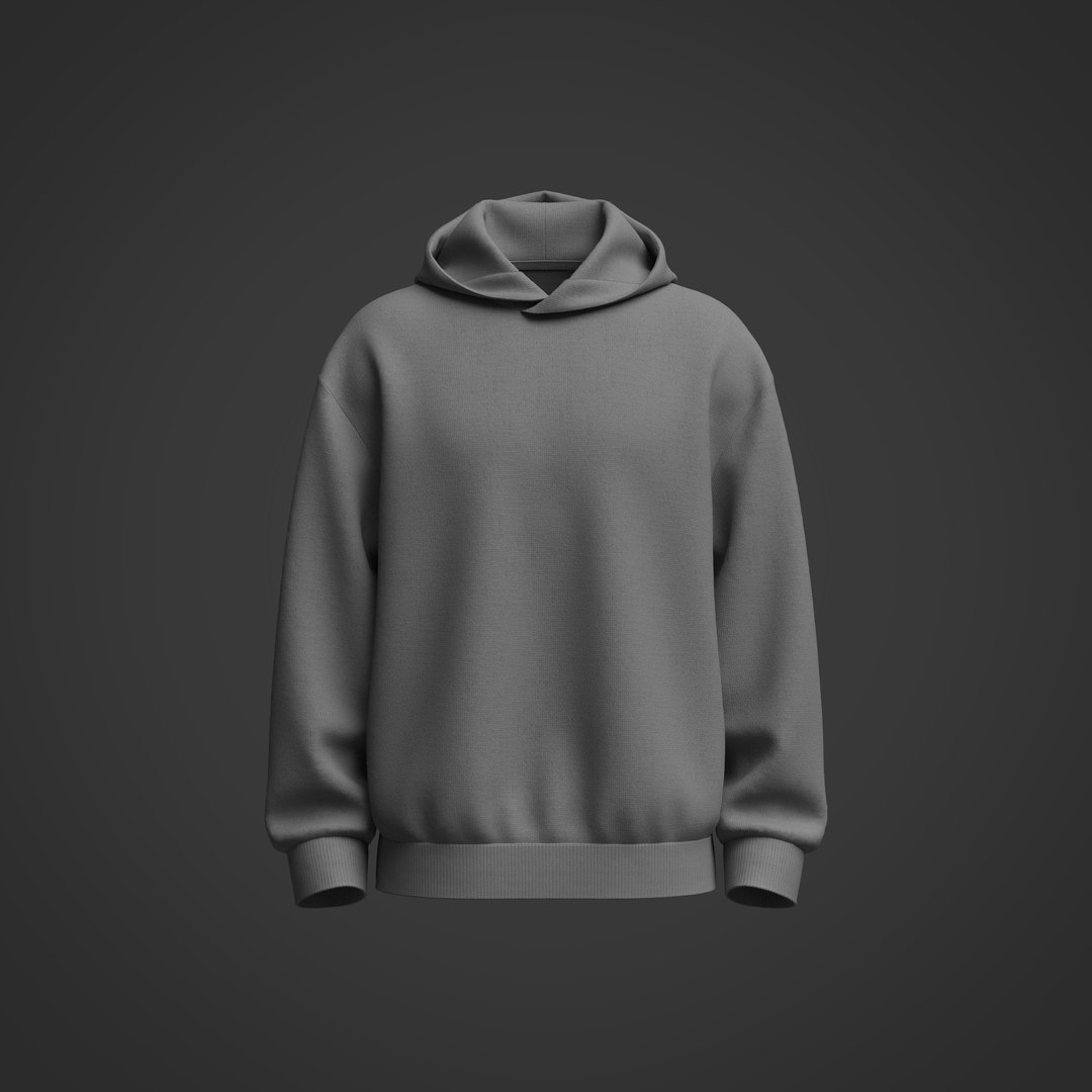 Mens Oversized Hoodie 3d Model 3D model 3D - TurboSquid 2135517