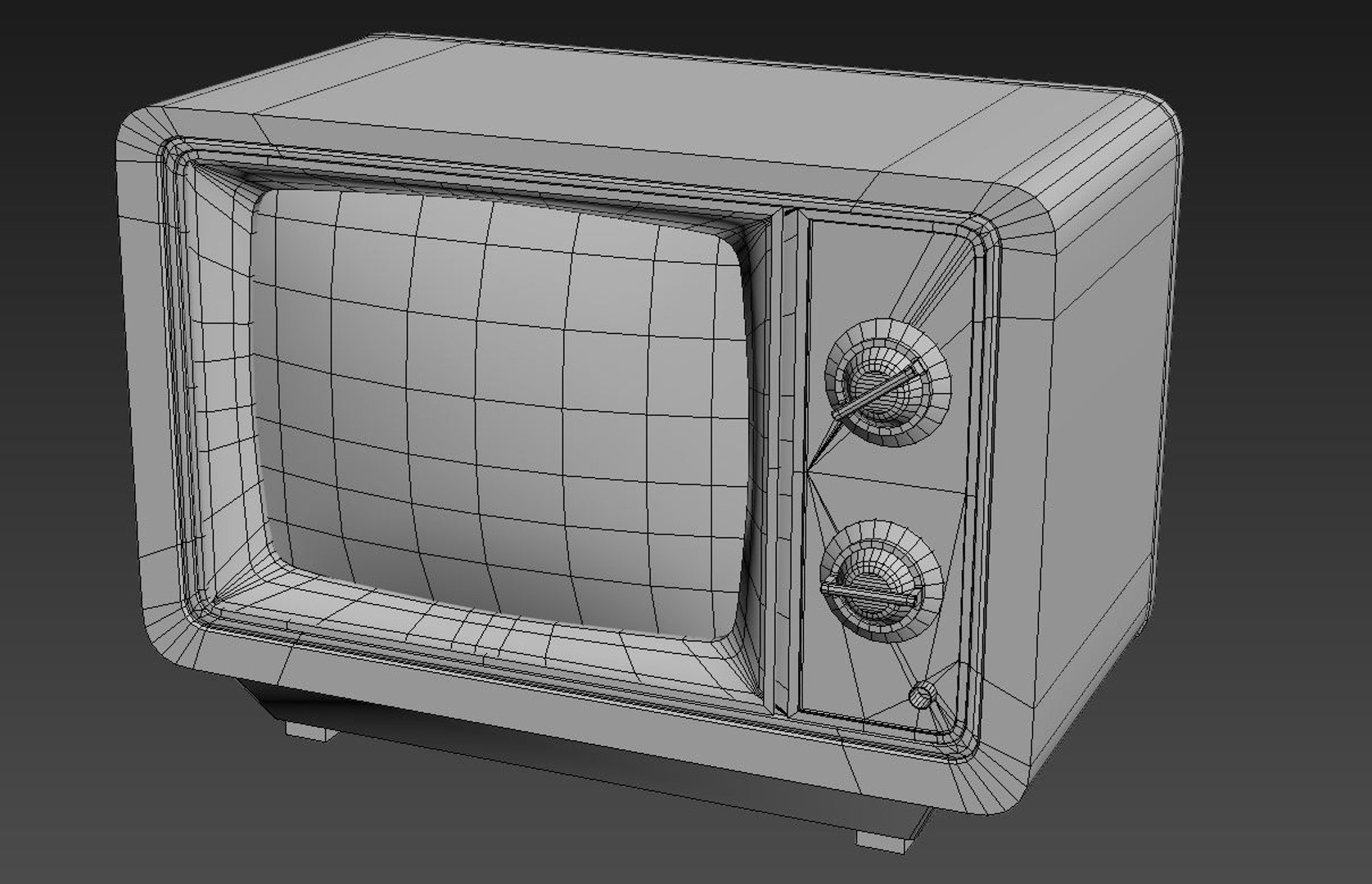 Retro Tv 3D Model - TurboSquid 1361547