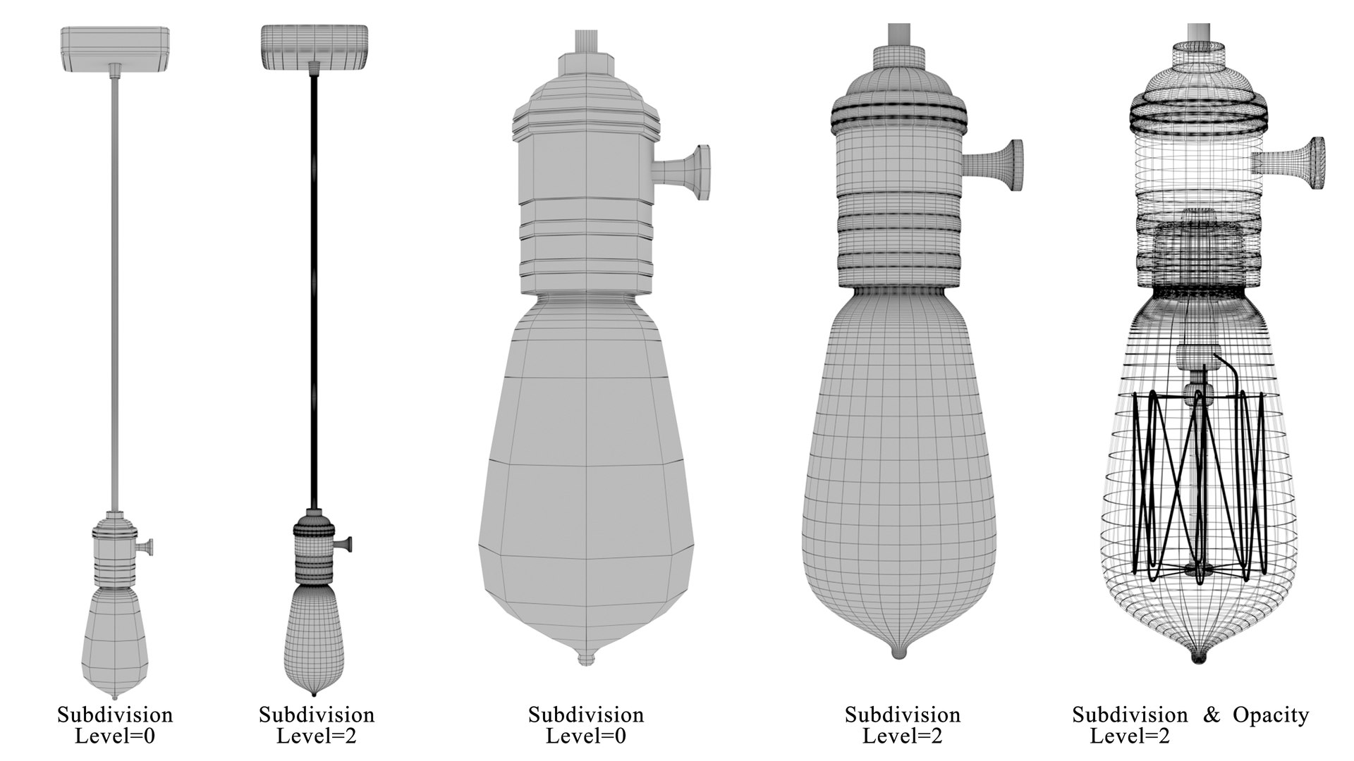 Lamp Edison 3D Model - TurboSquid 1487248