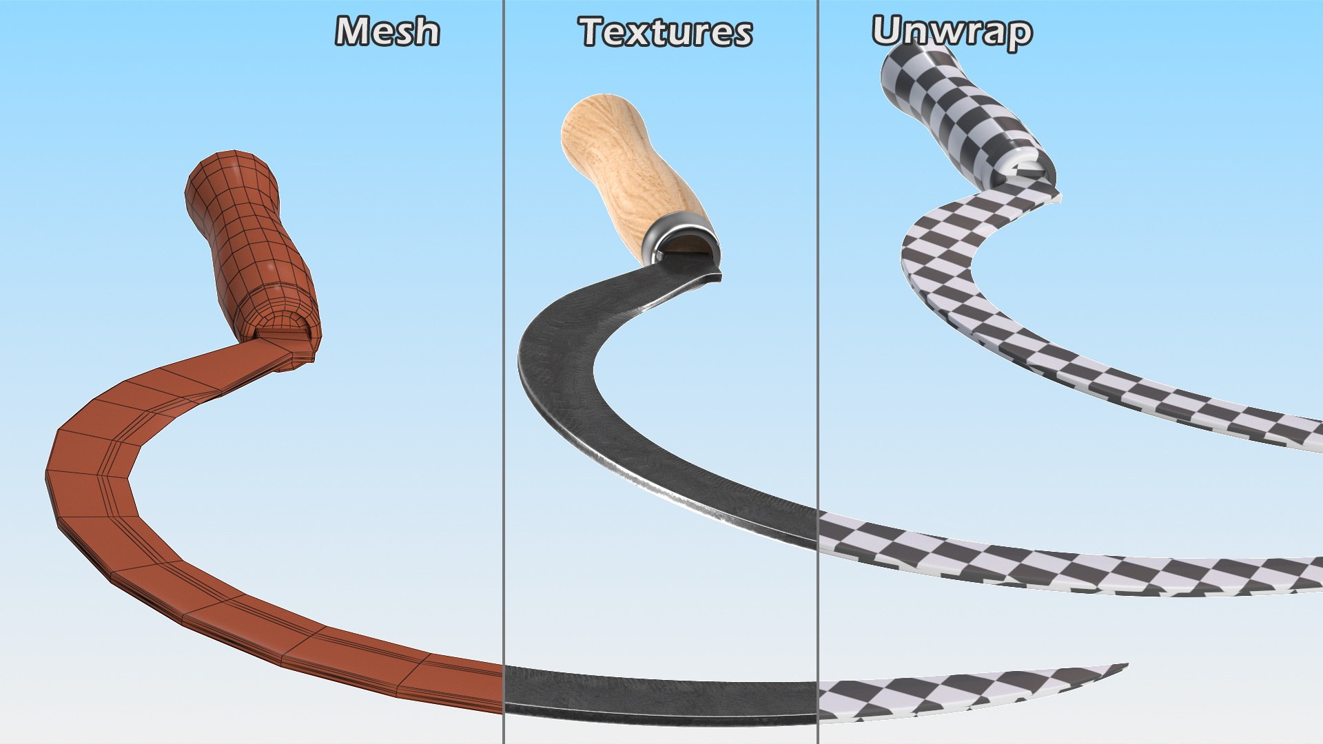 3D Sickle Model - TurboSquid 1766204