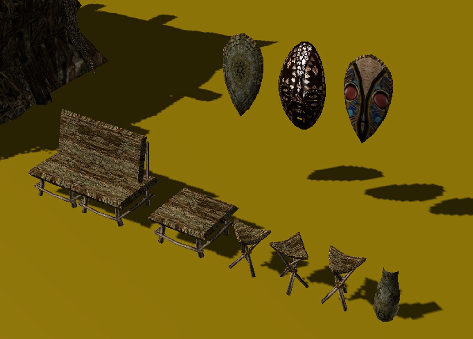3d Indigenous - Native Hut