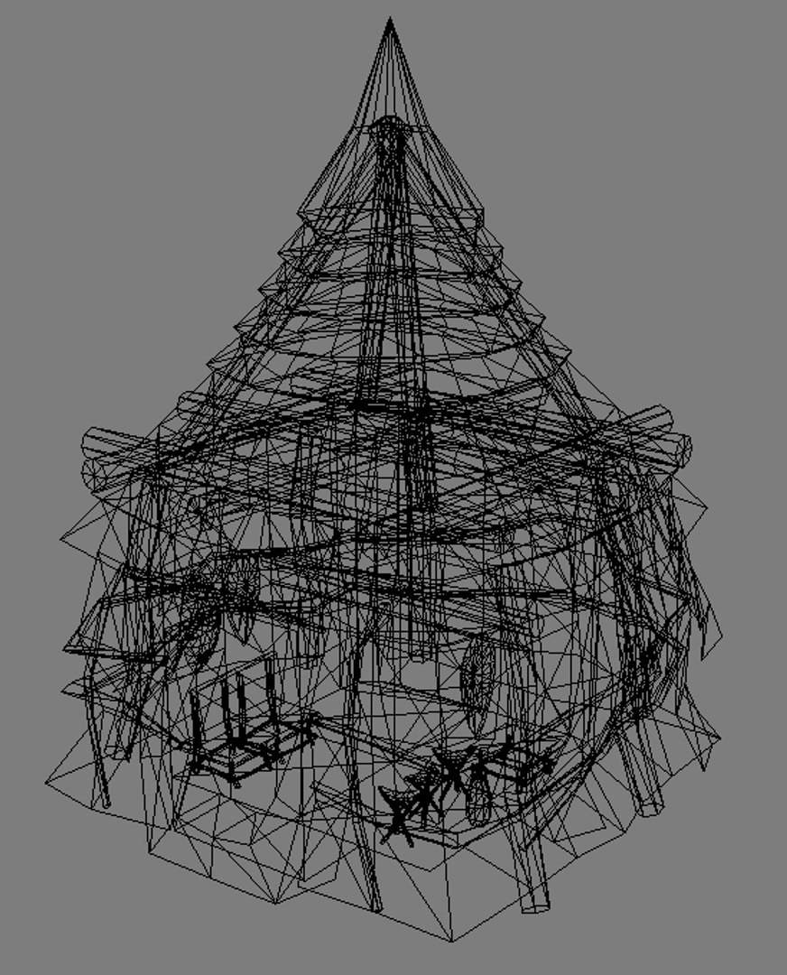3d Indigenous - Native Hut