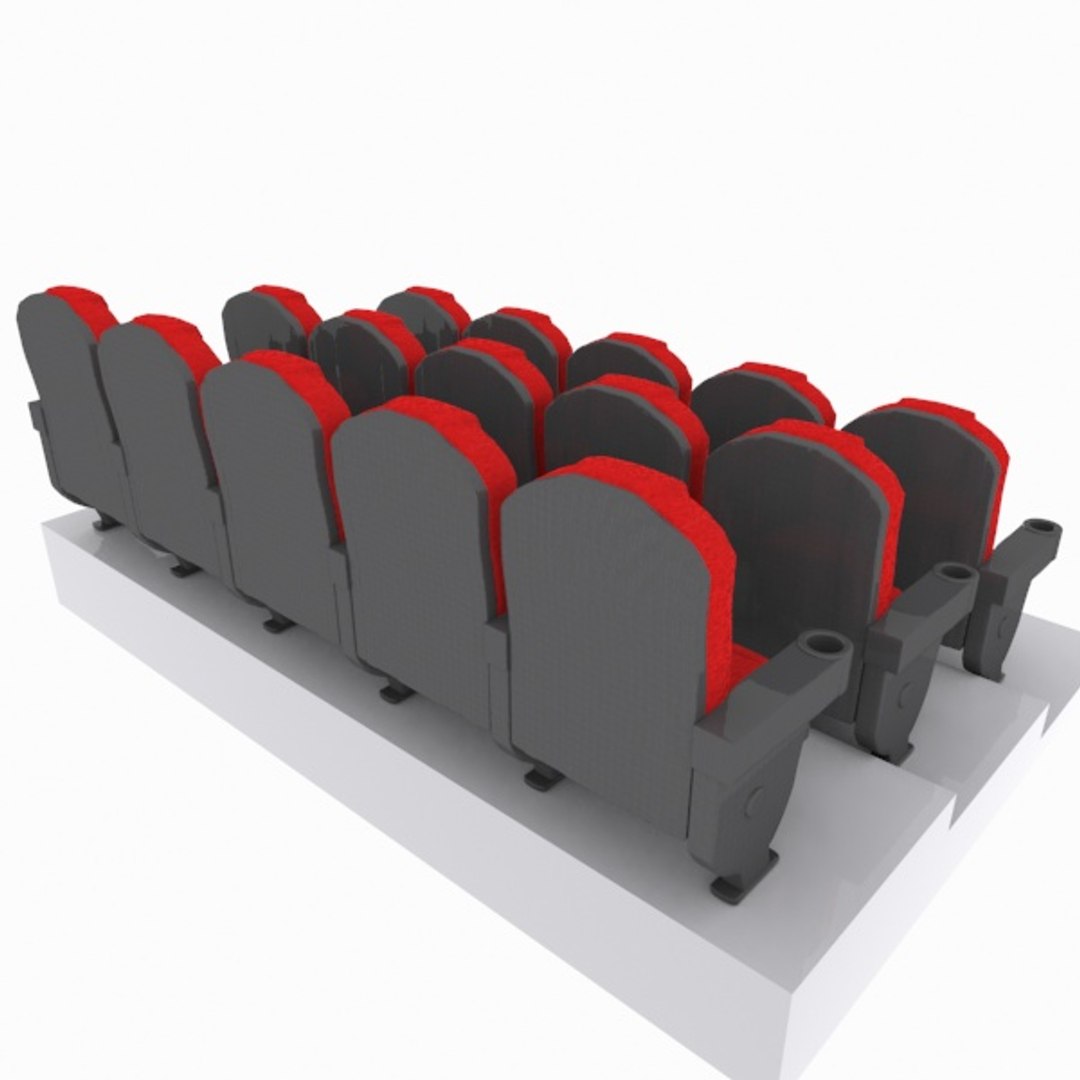 Theater Seat Toon Obj