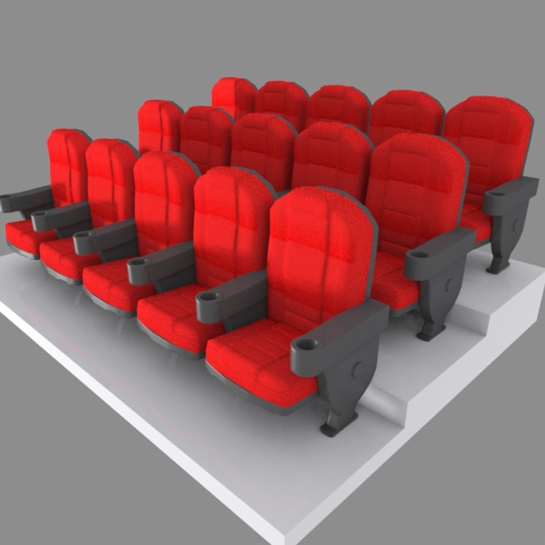 Theater Seat Toon Obj