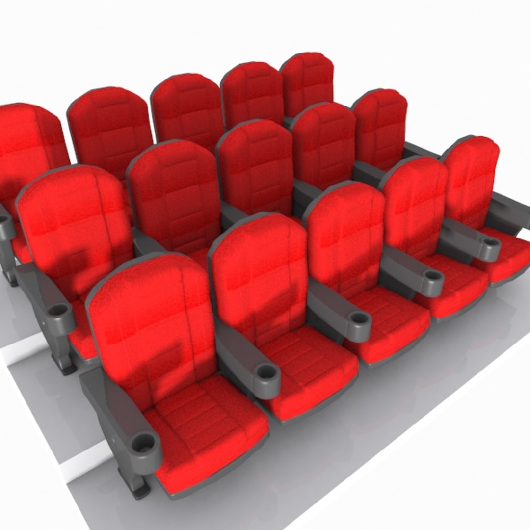 Theater Seat Toon Obj