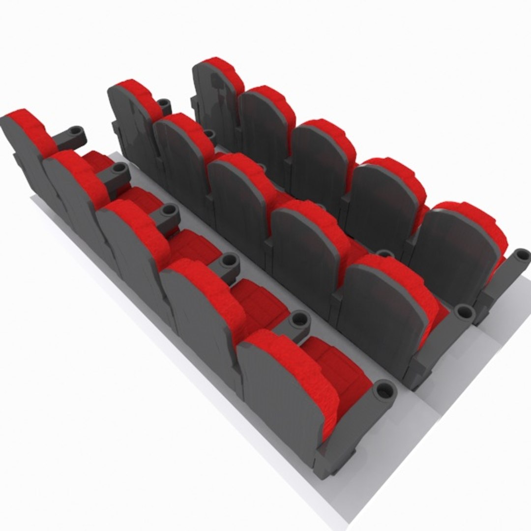 Theater Seat Toon Obj
