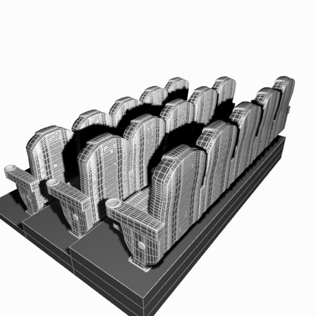 Theater Seat Toon Obj