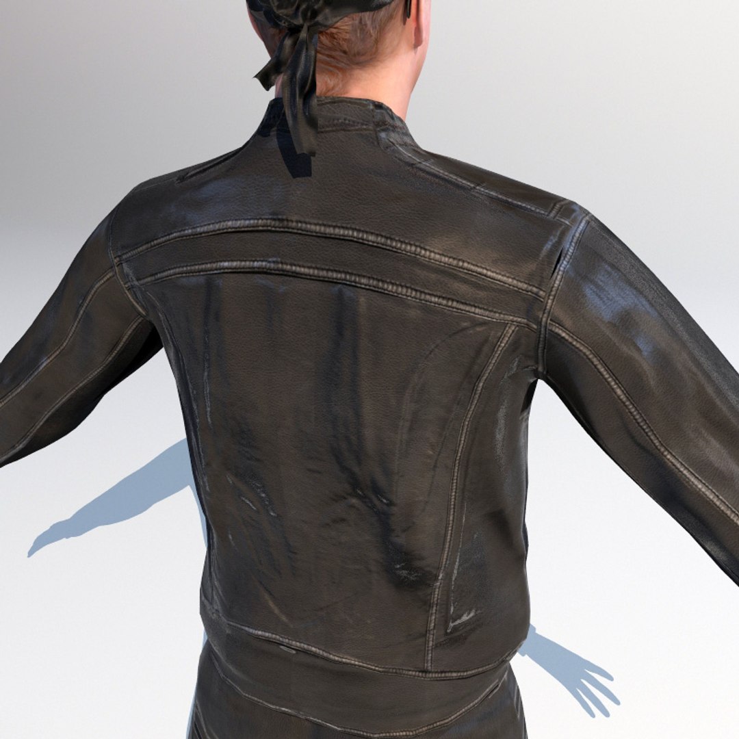 Maya Biker Rigged Biped