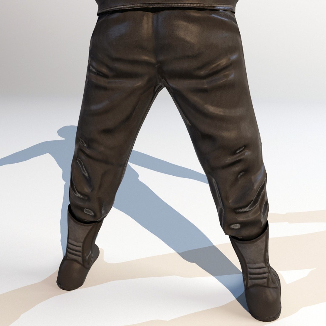 Maya Biker Rigged Biped