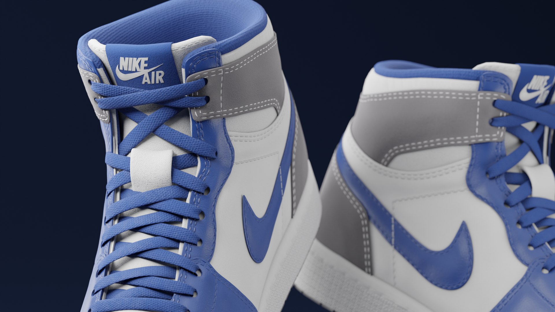Air Jordan Nike Shoes - 01 Model - TurboSquid 2047776