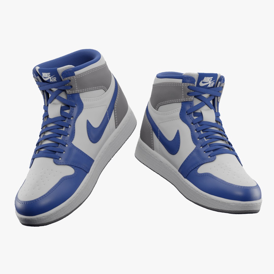 Air Jordan Nike shoes - 01 model - TurboSquid 2047776