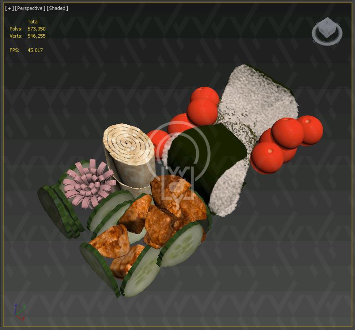 Bento Box Onigiri Box Joint 3D Model - TurboSquid 1991848