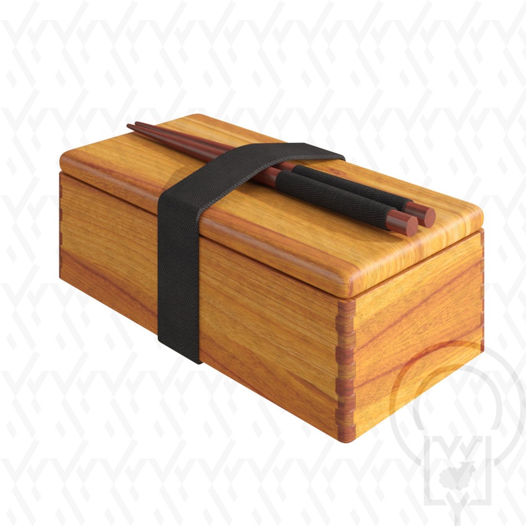 Bento Box Onigiri Box Joint 3D Model - TurboSquid 1991848