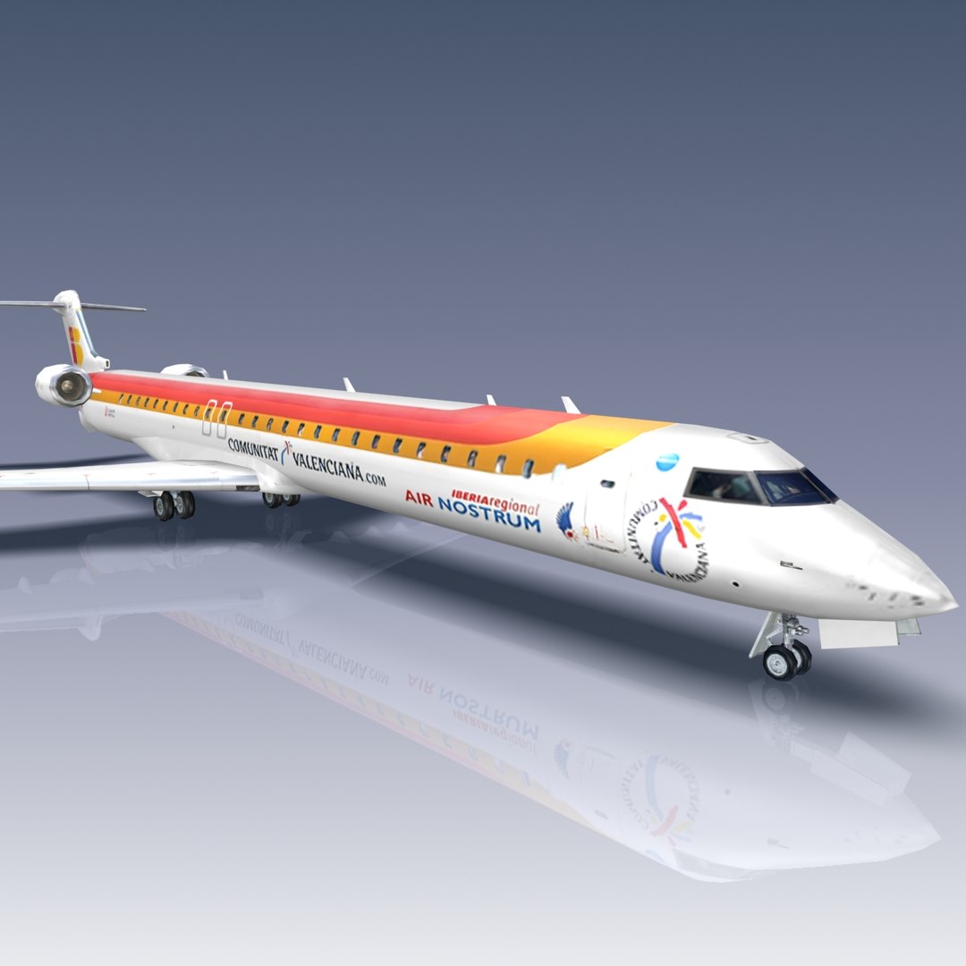 Bombardier Crj 1000 Crj1000 3d Model