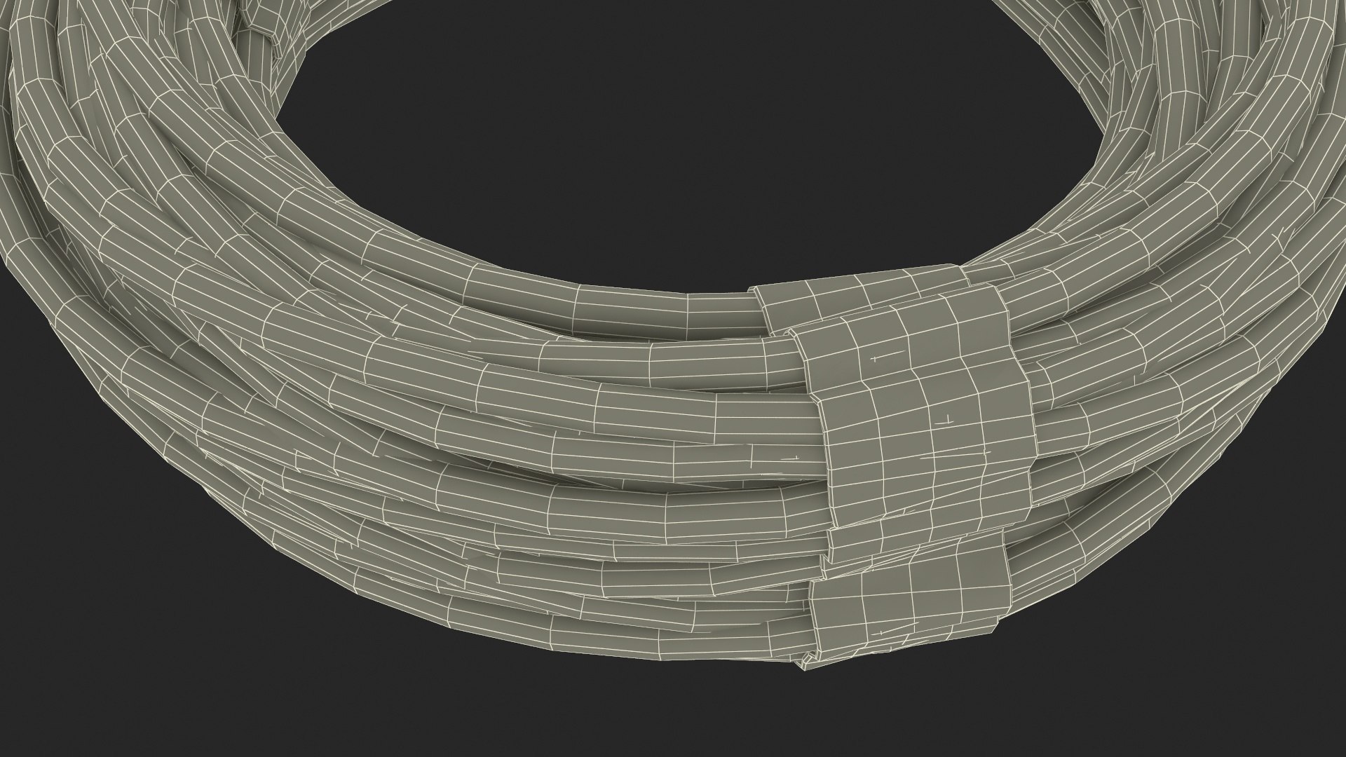 Galvanized Steel Wire Rope 3D - TurboSquid 2271683