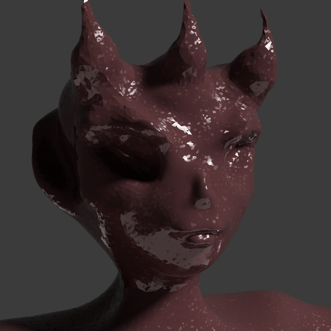 Demonic Female Ritual Figurine 3D Model - TurboSquid 2309857