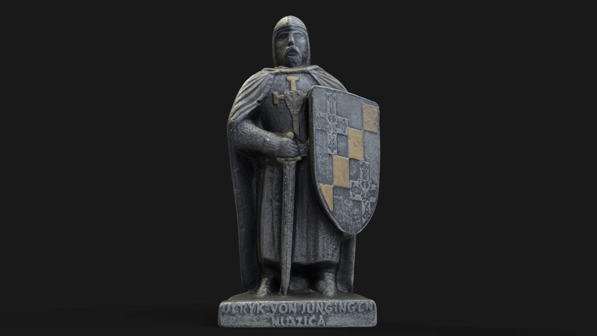 3D Knight Statue Model - TurboSquid 2131272