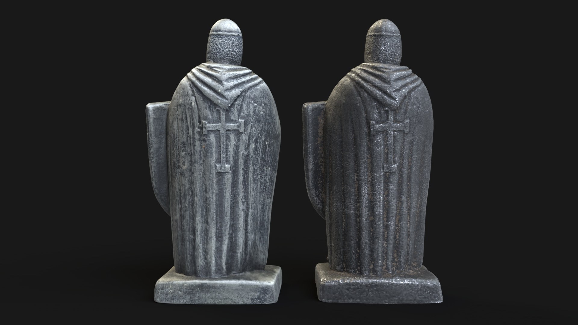 3D Knight Statue Model - TurboSquid 2131272
