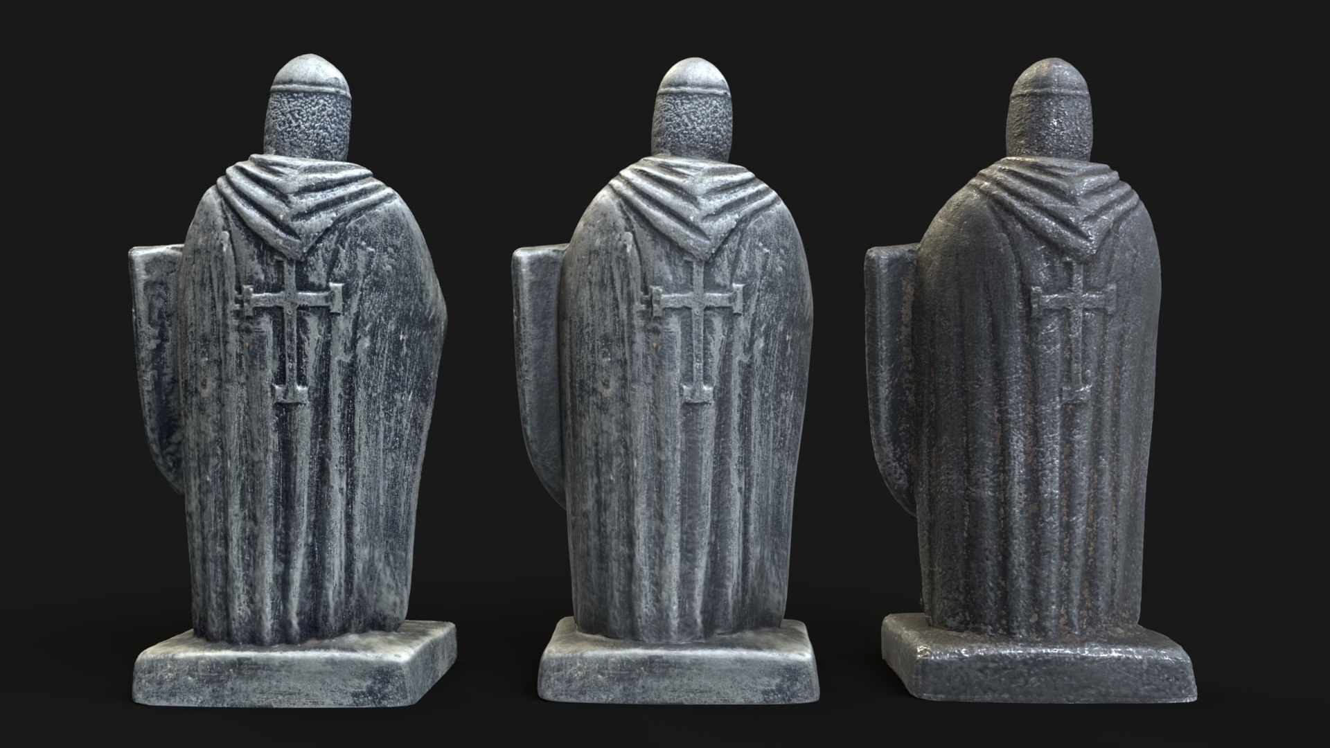 3D Knight Statue Model - TurboSquid 2131272