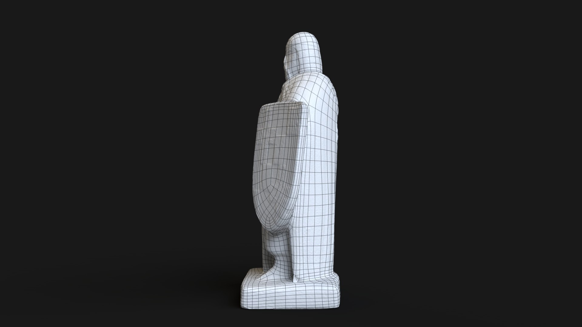 3D Knight Statue Model - TurboSquid 2131272