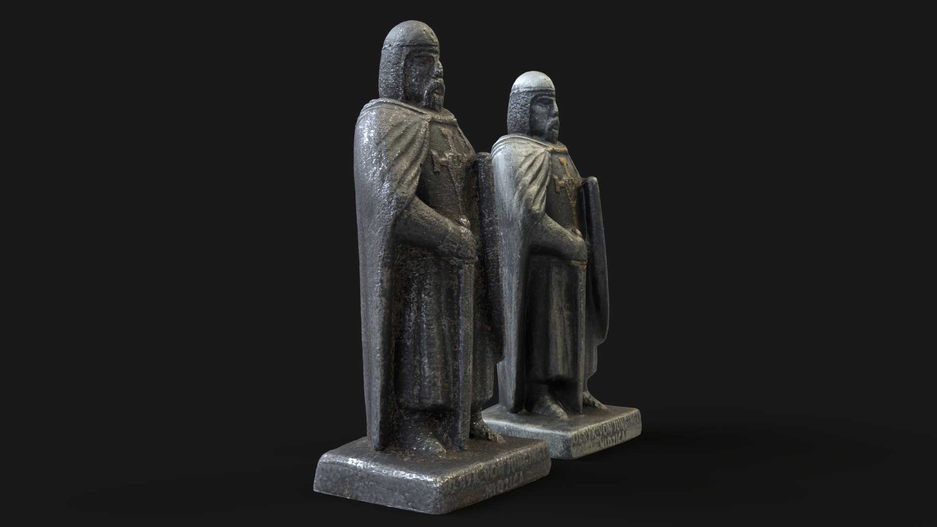 3D Knight Statue Model - TurboSquid 2131272