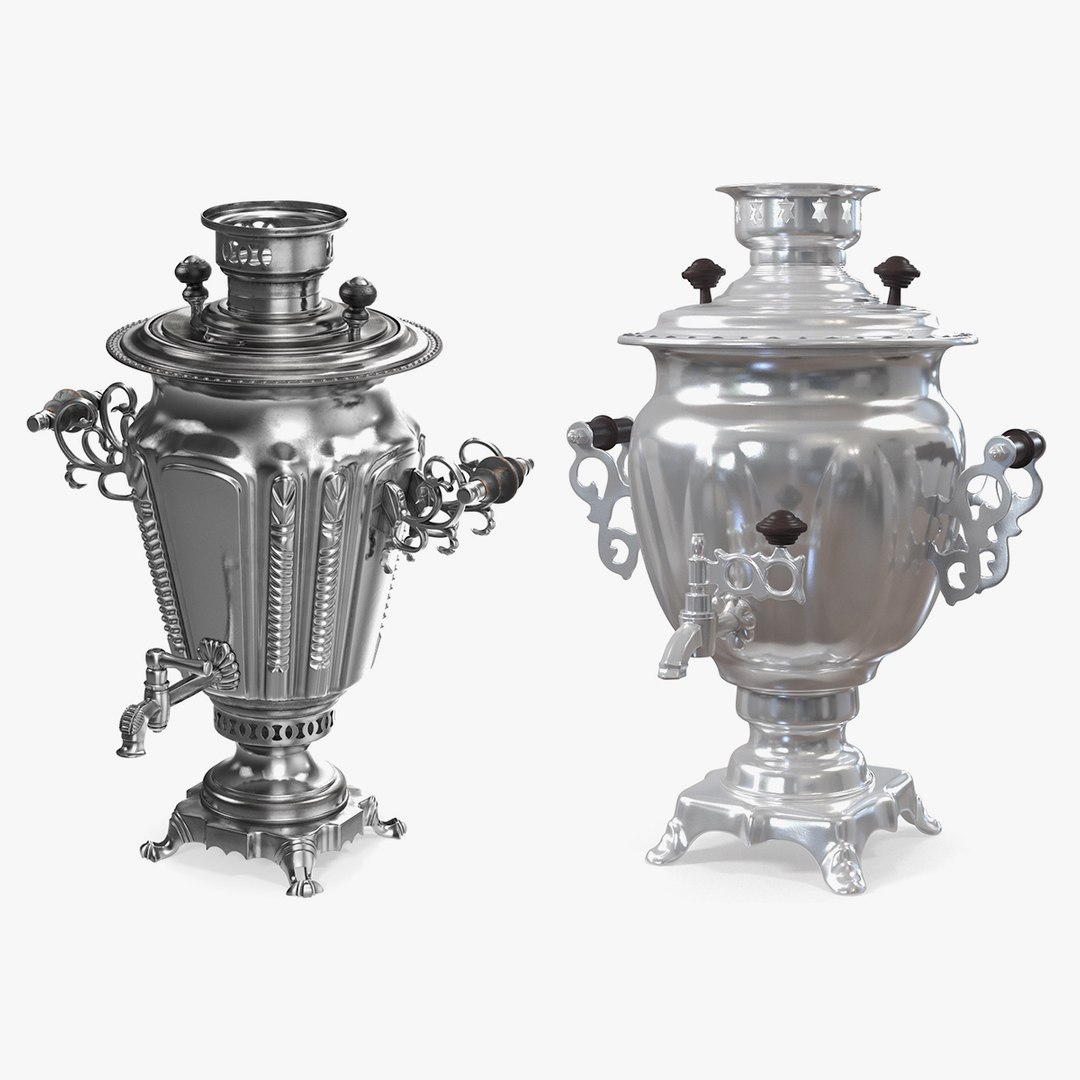 3D model russian samovars russia - TurboSquid 1676714