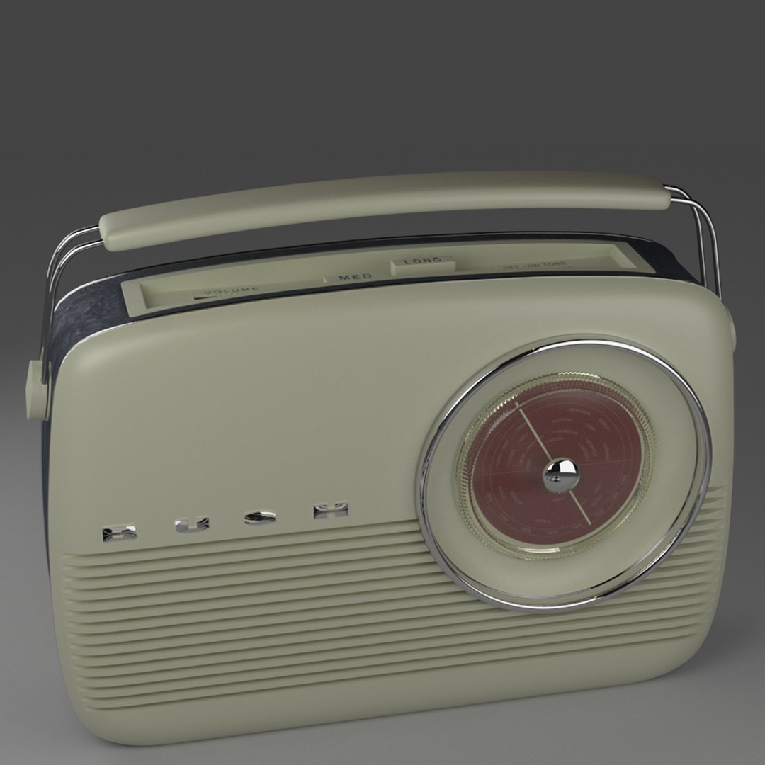3D Bush Radio - TurboSquid 1922717