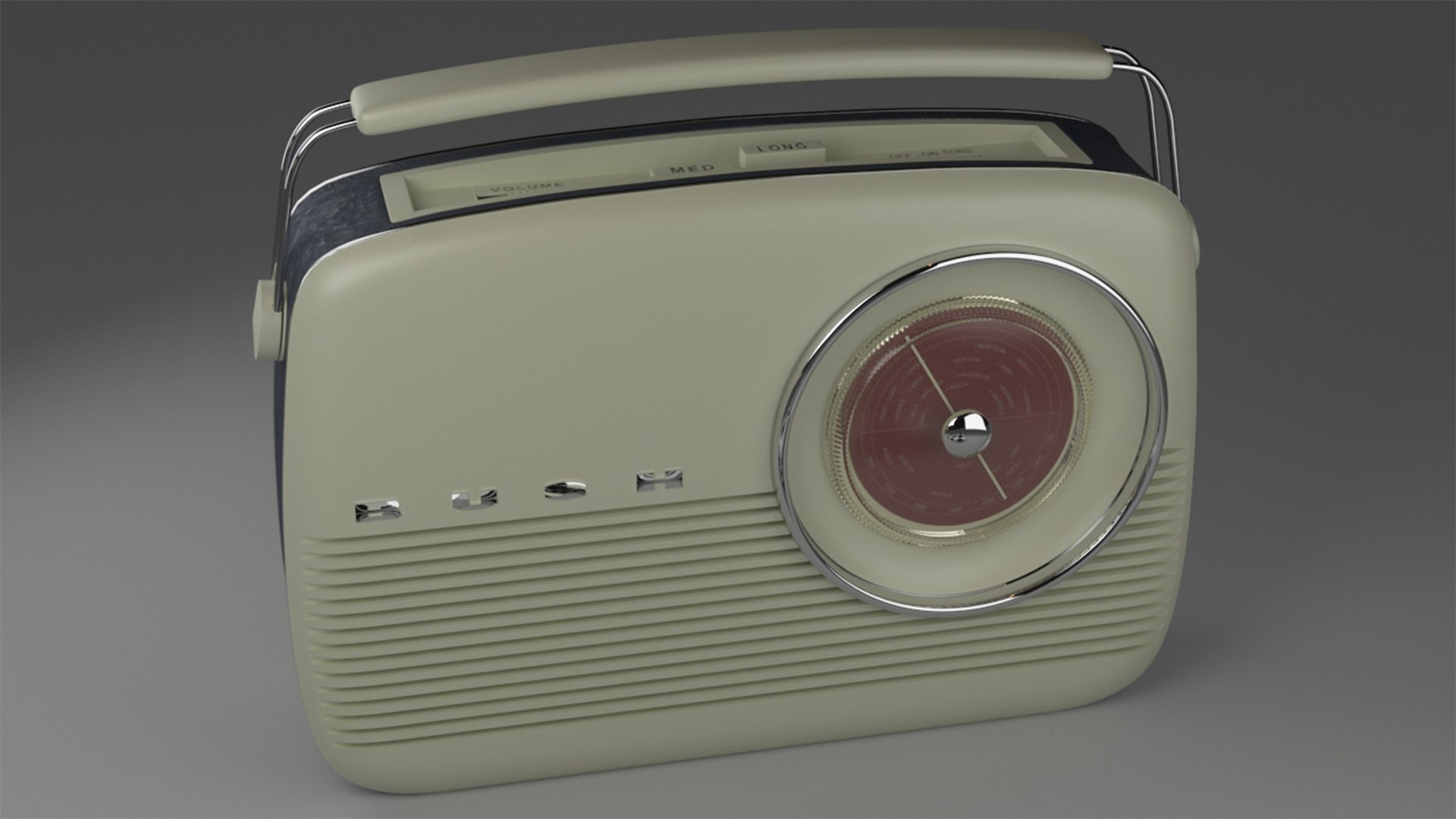 3D Bush Radio - TurboSquid 1922717