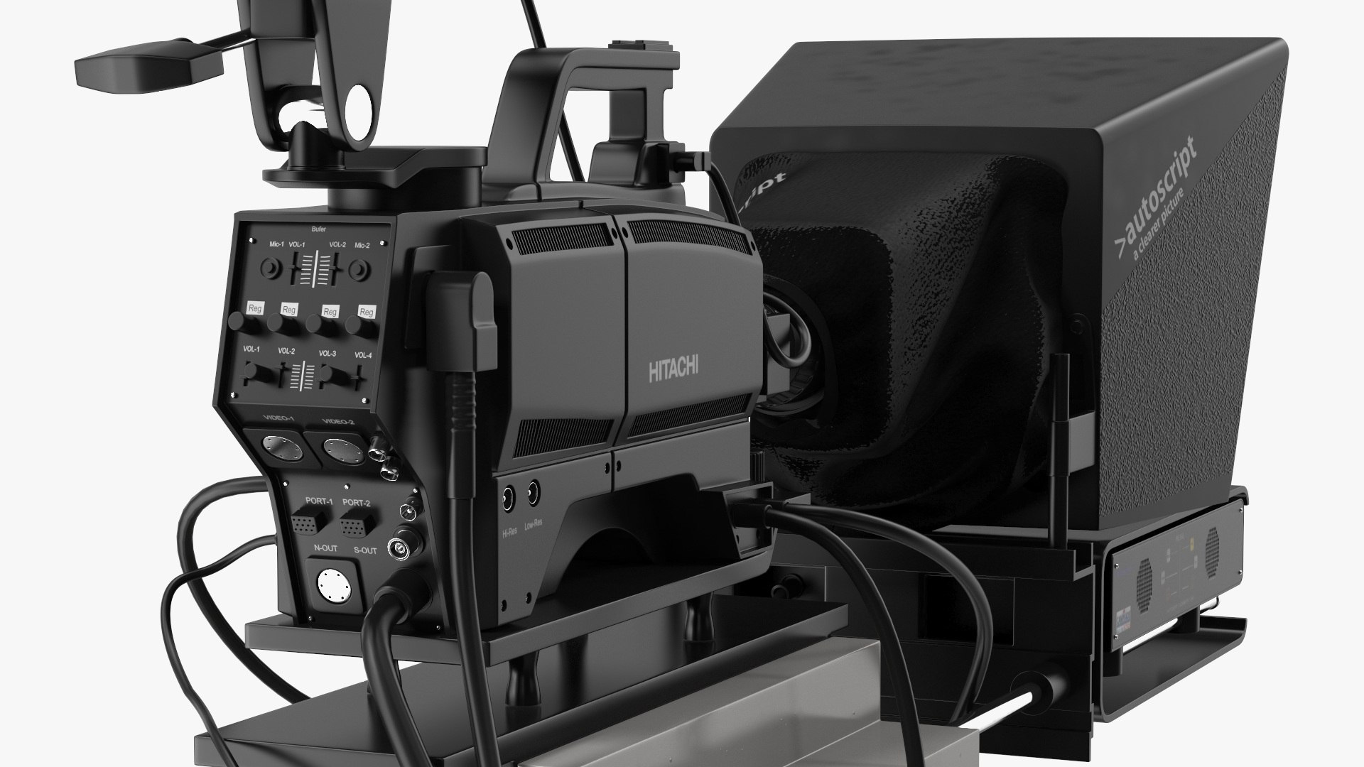 3D Broadcast Studio Camera Rig Model - TurboSquid 2371717