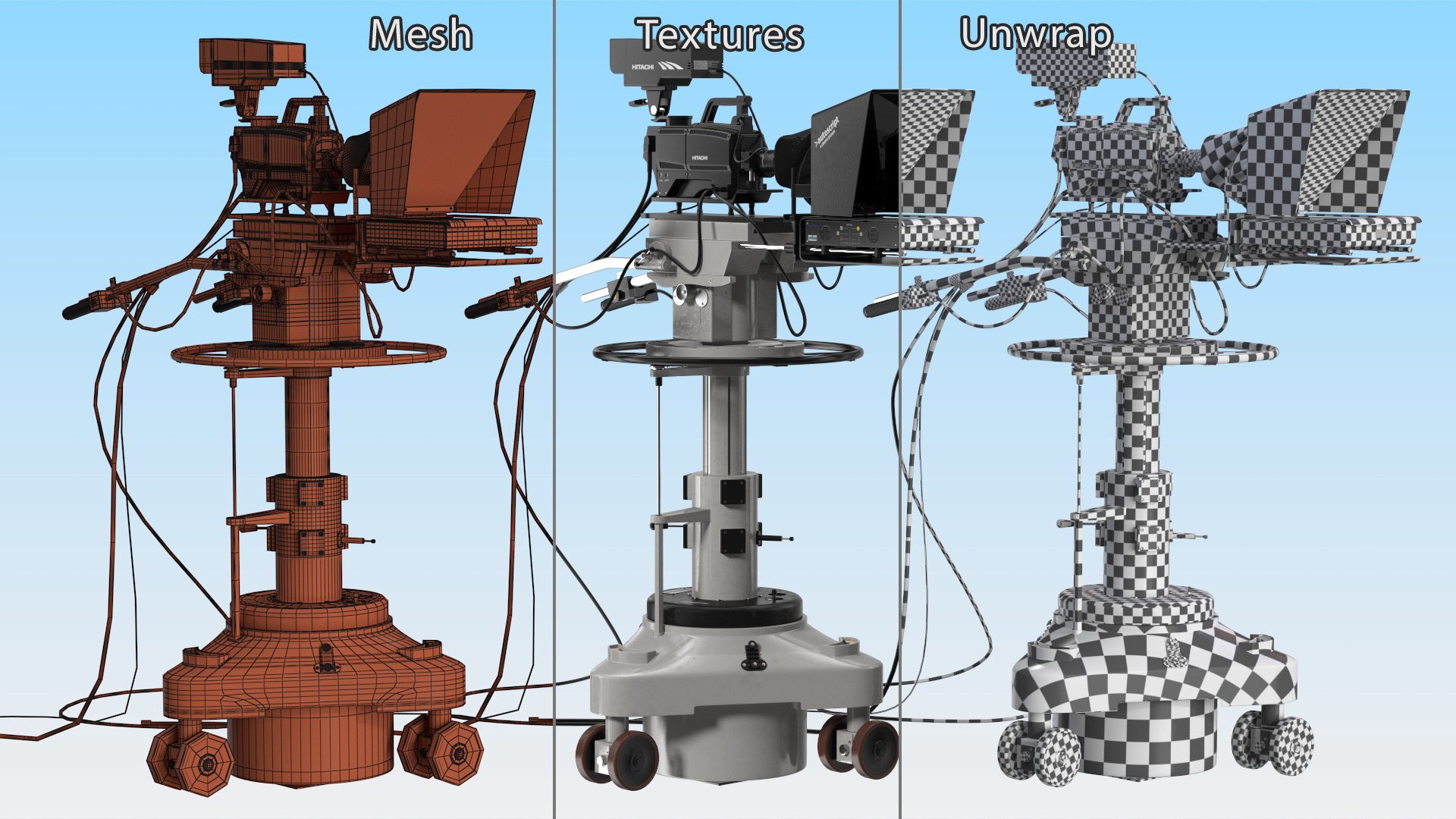 3D Broadcast Studio Camera Rig Model - TurboSquid 2371717