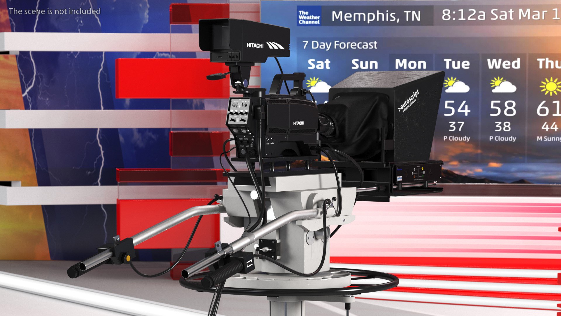 3D Broadcast Studio Camera Rig Model - TurboSquid 2371717