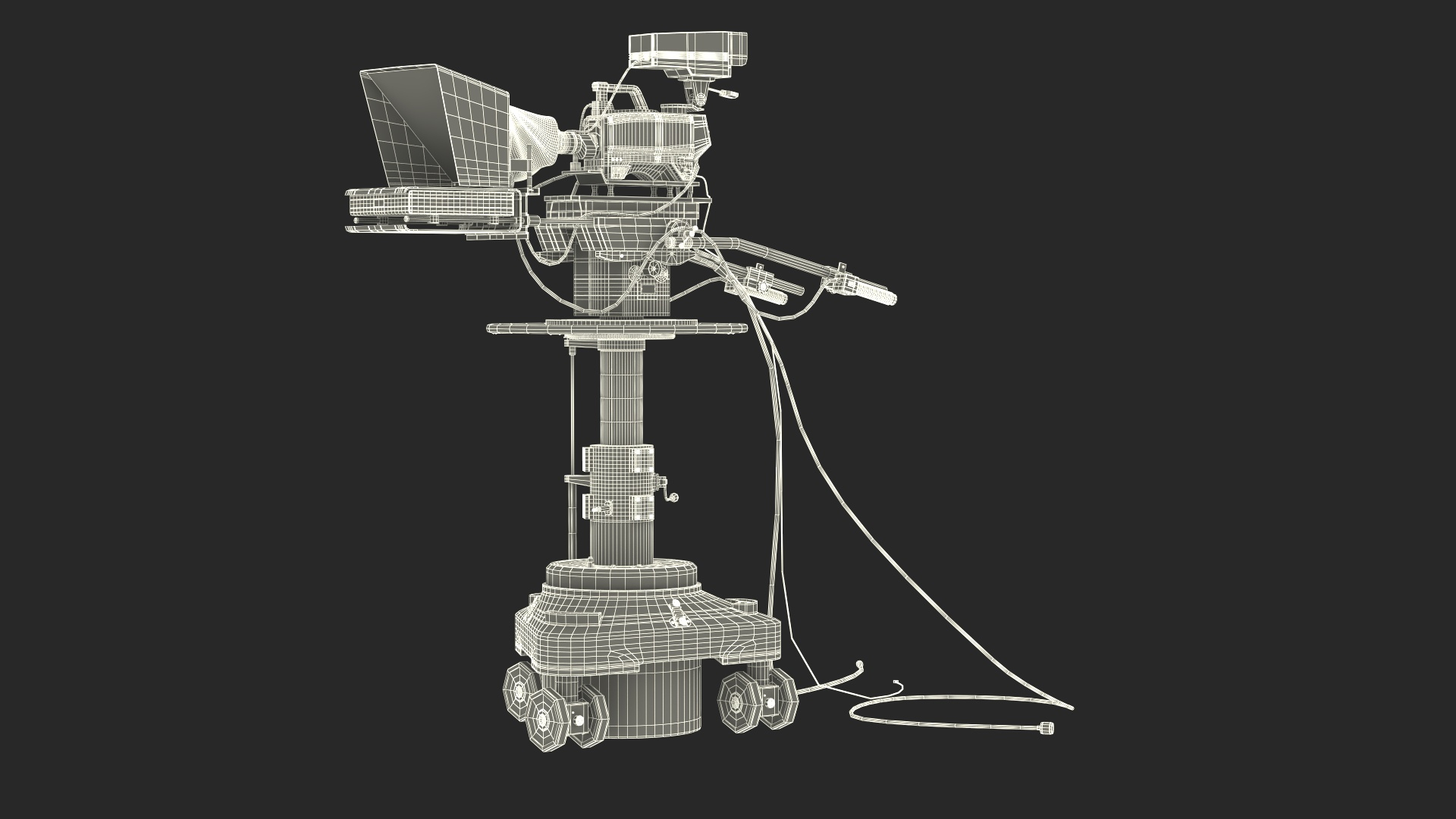 3D Broadcast Studio Camera Rig Model - TurboSquid 2371717