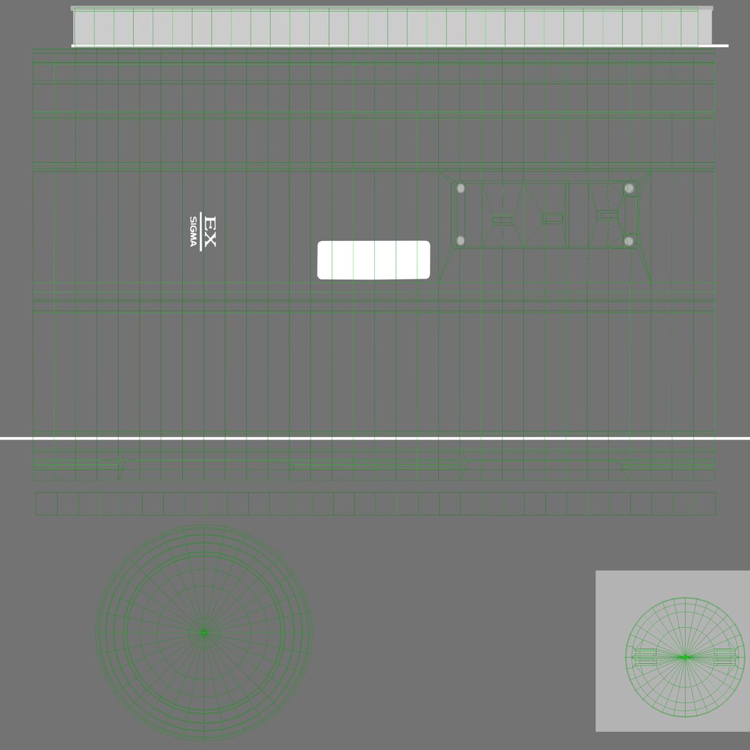 3d Model Sigma 150mm 2 8