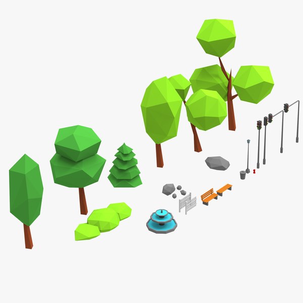 details objects park 3d 3ds