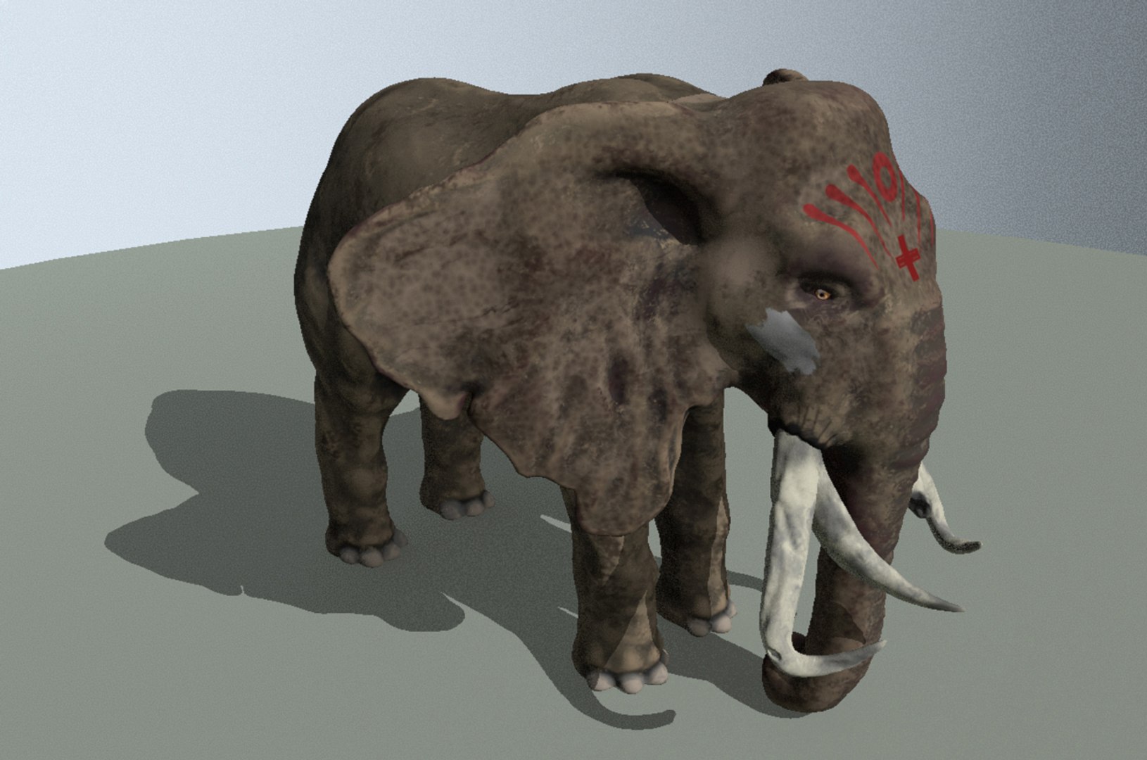 3D Angry Elephant Model - TurboSquid 1445189