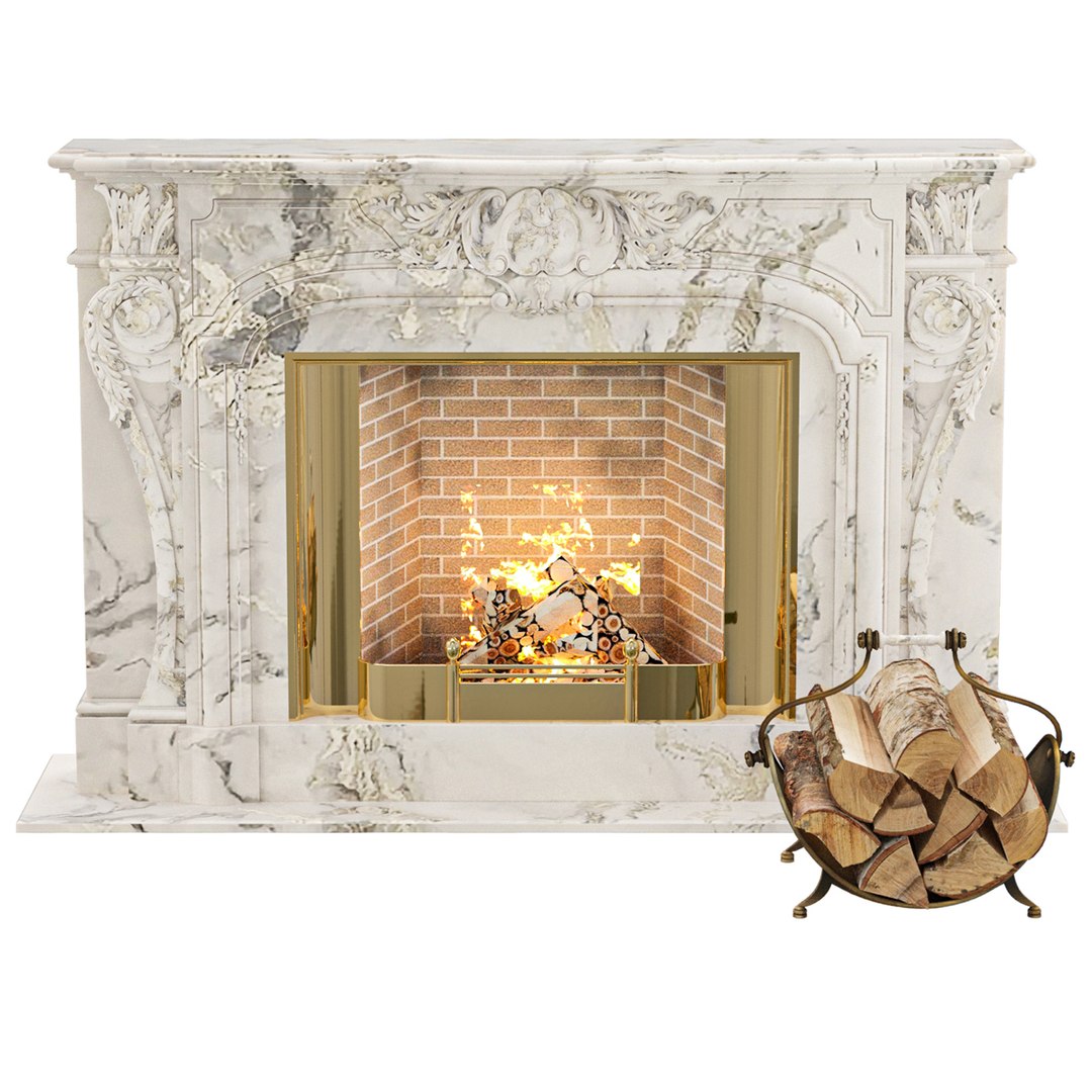 3D Model Fireplace 01 - TurboSquid 1922346