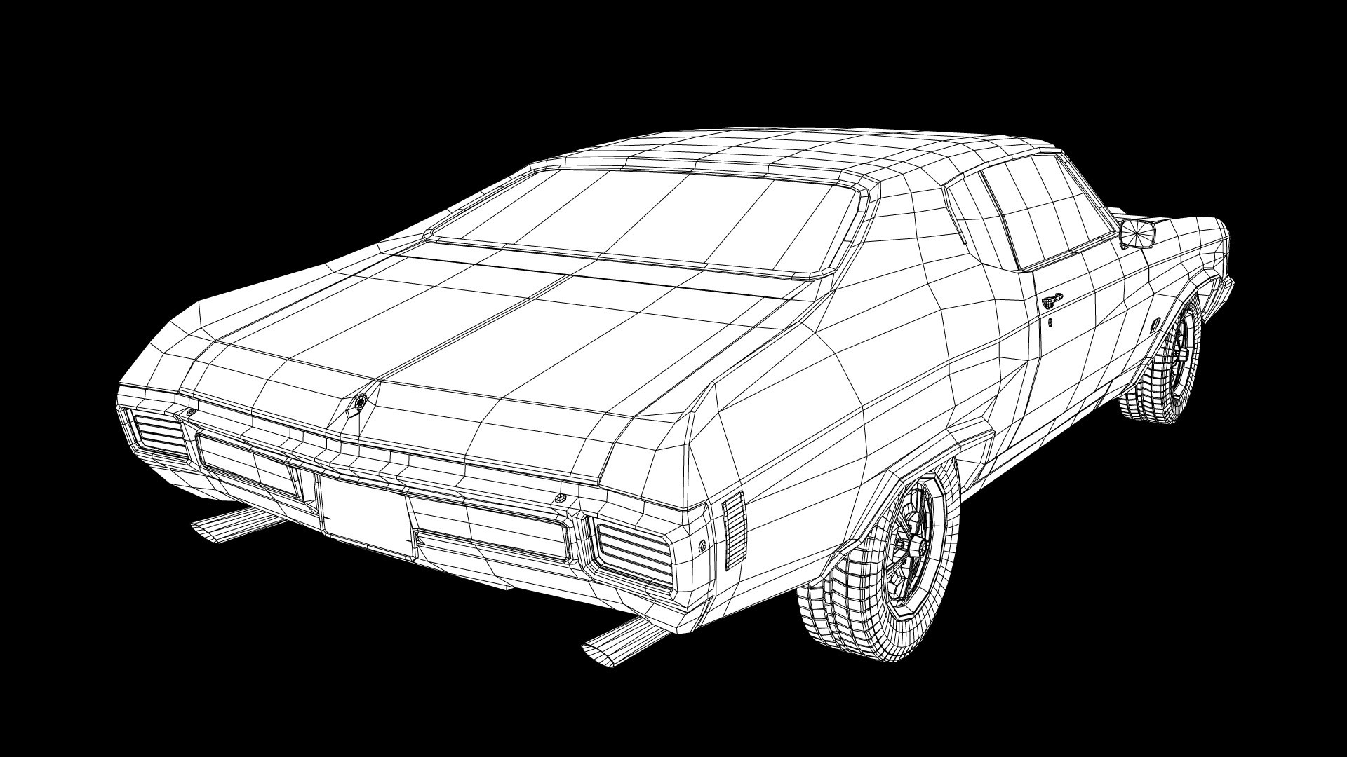 3D Chevrolet Chevelle 1970 Model - TurboSquid 1617969