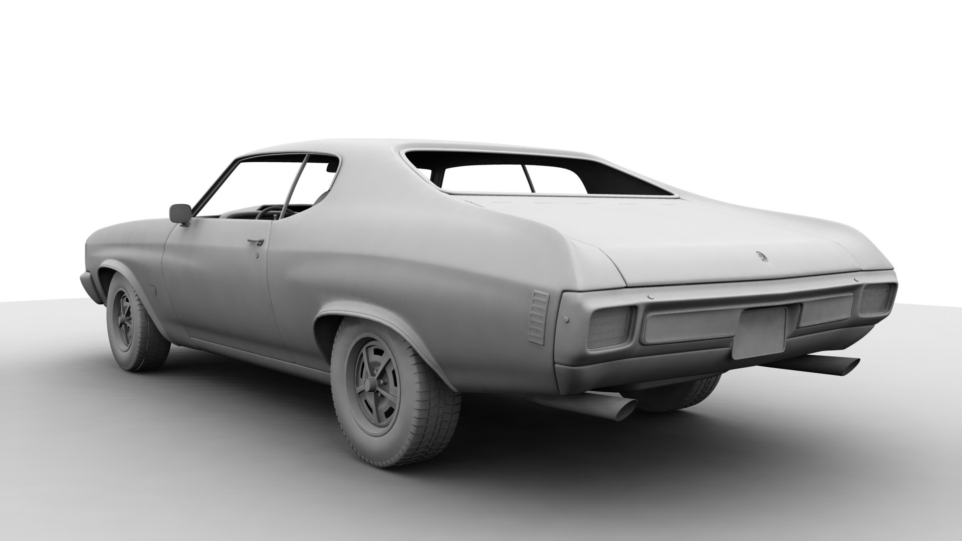 3D Chevrolet Chevelle 1970 Model - TurboSquid 1617969