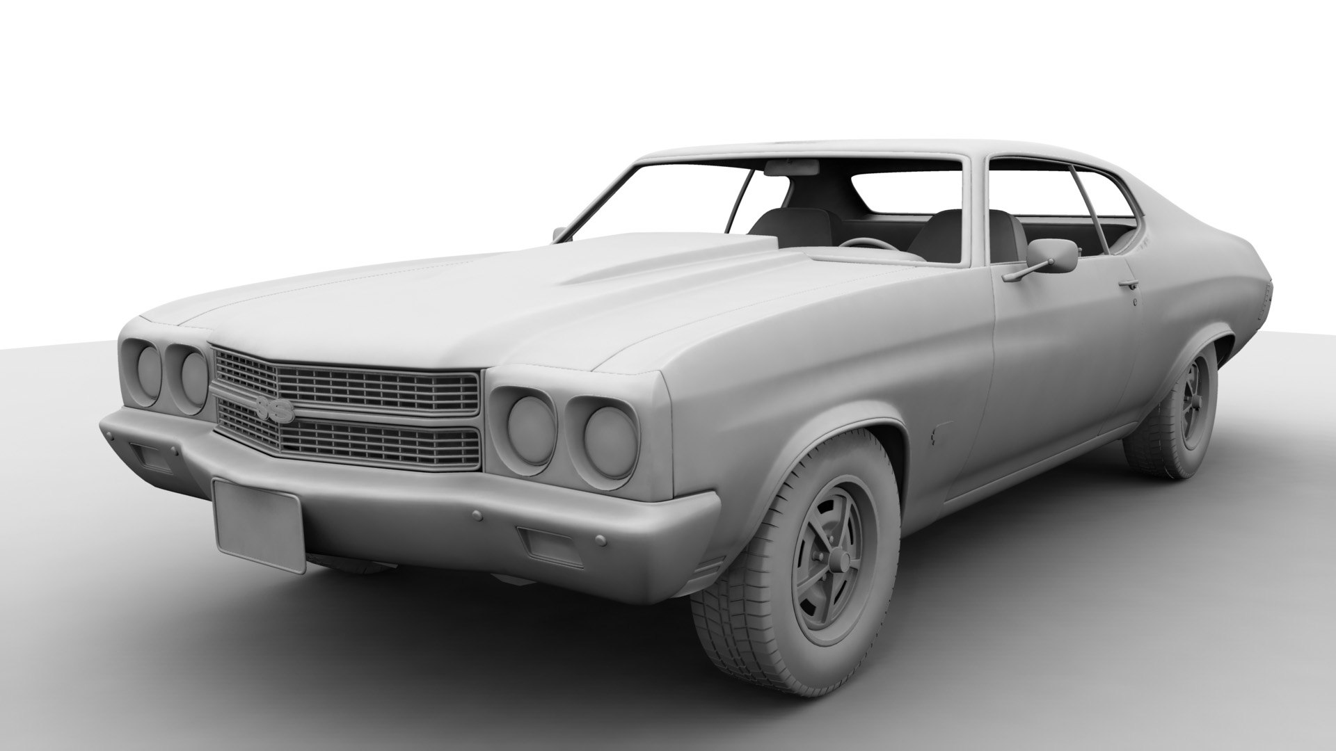 3D Chevrolet Chevelle 1970 Model - TurboSquid 1617969