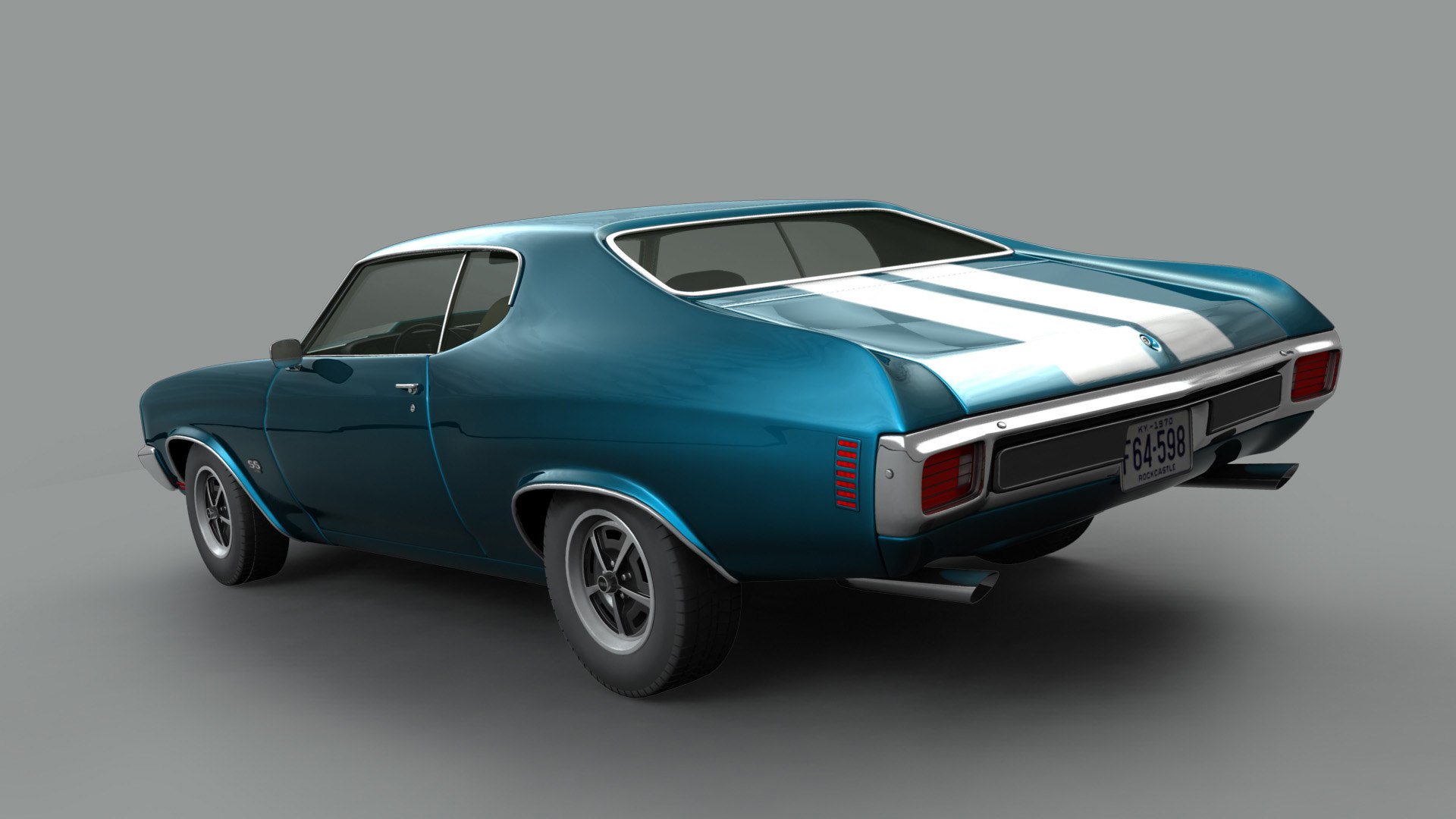 3D Chevrolet Chevelle 1970 Model - TurboSquid 1617969