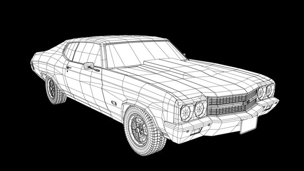 modelo 3d Chevrolet Chevelle 1970 - TurboSquid 1617969