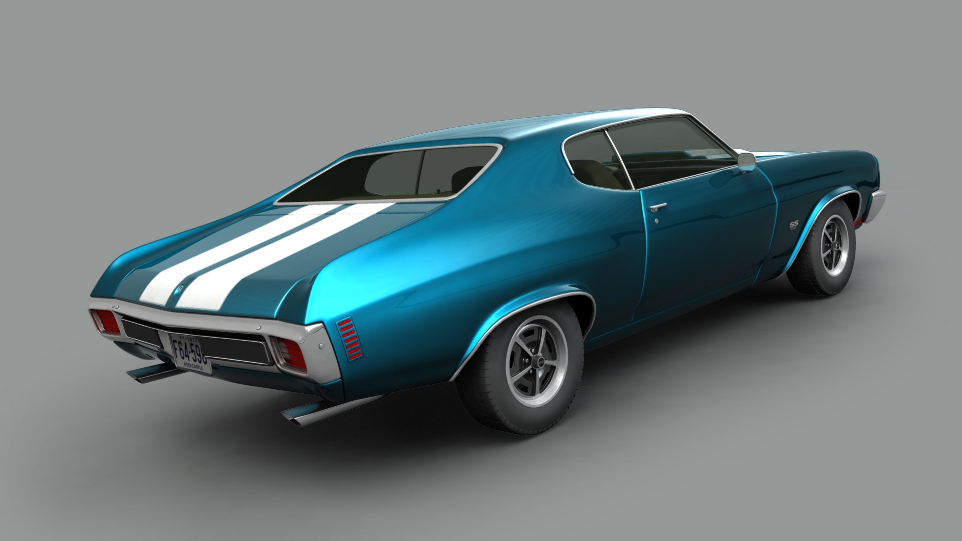 3D Chevrolet Chevelle 1970 Model - TurboSquid 1617969