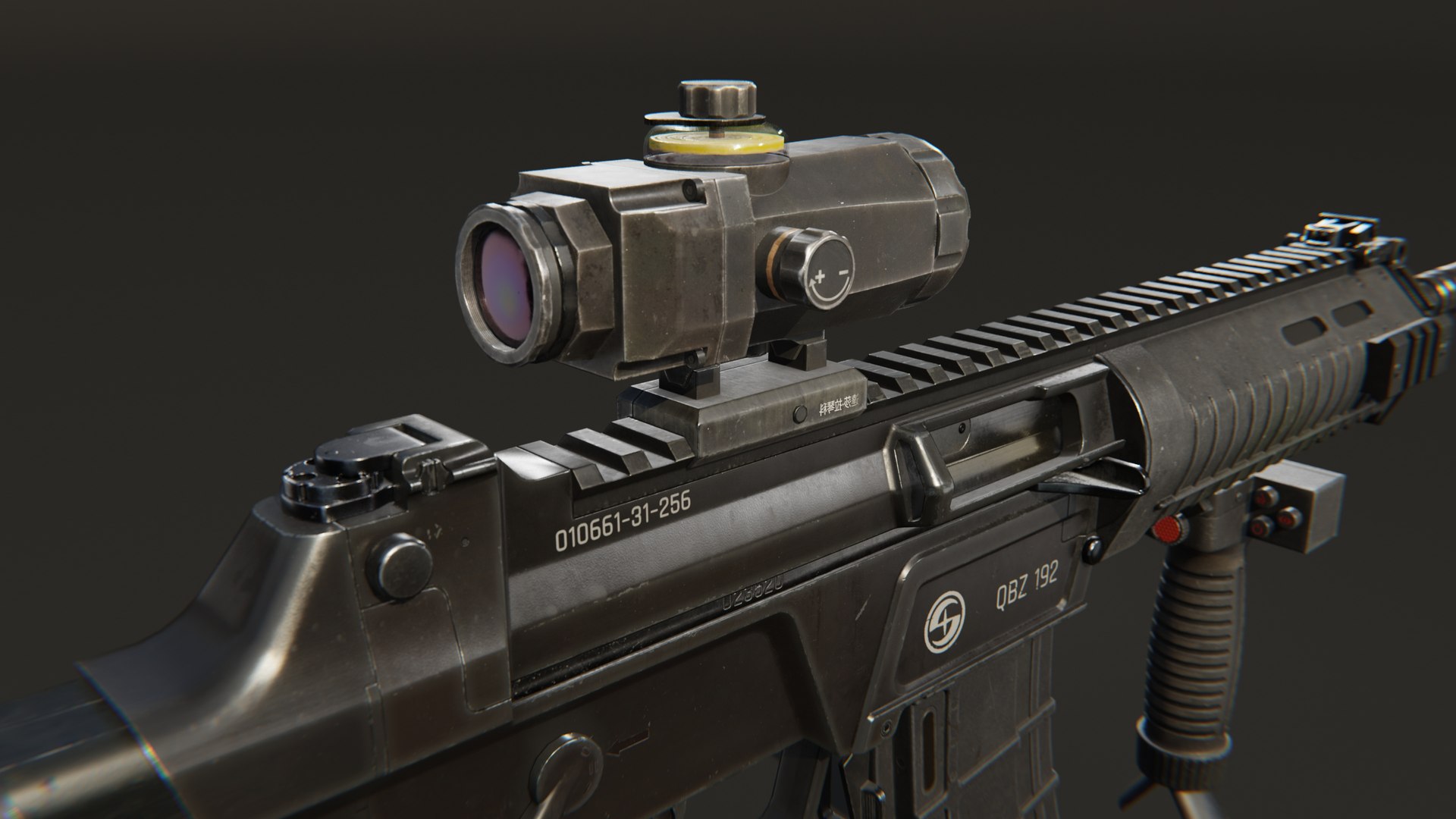 3D Scope QMK 152 For QBZ 191 192 - TurboSquid 2147982